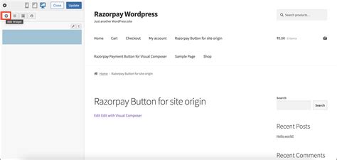 Payment Button Siteorigin Plugin For Wordpress Razorpay Docs
