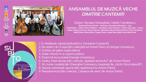 Ansamblul De Muzică Veche „dimitrie Cantemir” Al Universității
