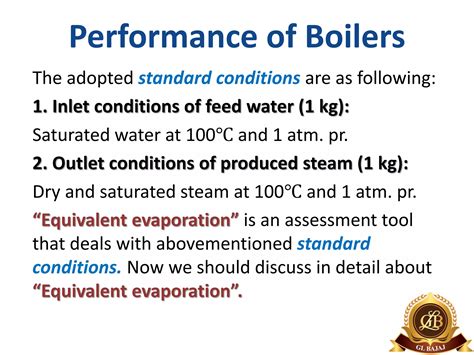 Boiler Performance Part 1 Equivalent Evaporation Notes Pdf