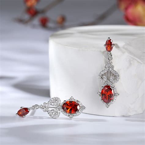 The Fiery Embrace Unveiling The Allure Of Garnet Earrings Jeulia Jewelry