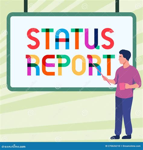 Conceptual Display Status Report Business Showcase Update Summary Of