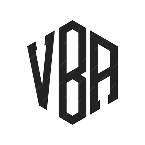 Premium Vector Vba Logo Design Initial Letter Vba Monogram Logo Using