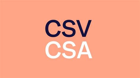 Manohara Maheshwarappa On Linkedin Csv Vs Csa What Are The Main