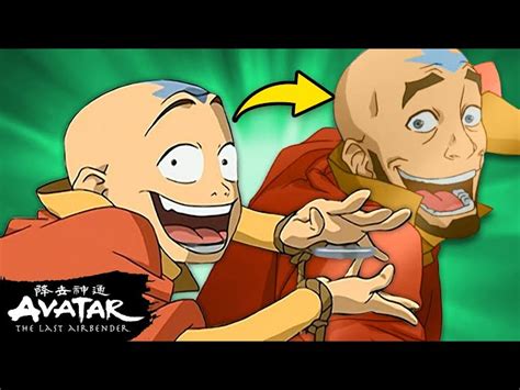 Aang With Hair Smiling