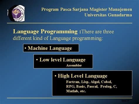 Program Pasca Sarjana Magister Manajemen Universitas Gunadarma Introduction