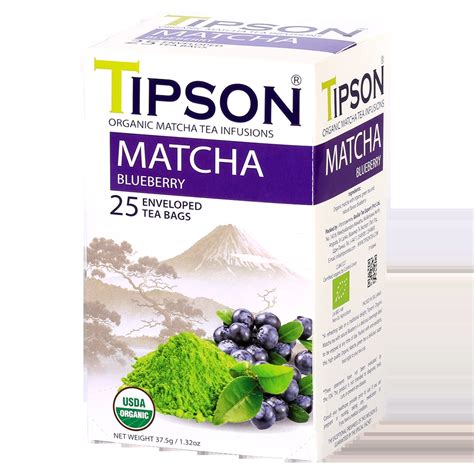 Tipson Zeleni čaj Tipson Organic Matcha Blueberry - Basilur Tea Croatia