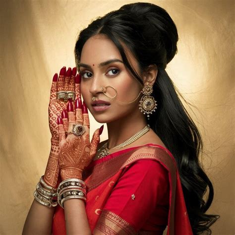 Premium Photo Create A Nide Indian Lady