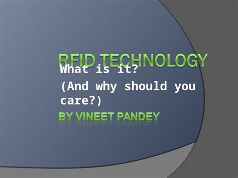 Ppt Rfid Basics Dokumen Tips
