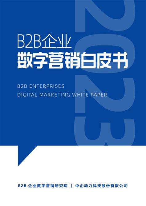 B2b企业数字营销白皮书