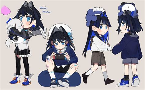 Ouro Kronii Ouro Kronii Boros And Kronie Hololive And 1 More Drawn