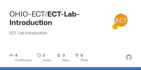 Github Ohio Ectect Lab Introduction Ect Lab Introduction