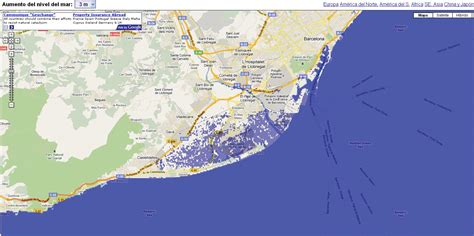 Geoinformación Mapa De Inundaciones Causadas Por El Calentamiento Global