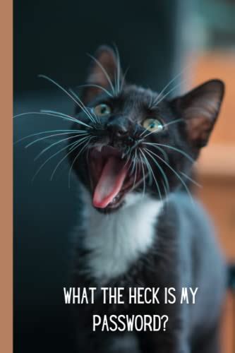 What The Heck Is My Password Password Book Password Log Book And Internet Password Organizer