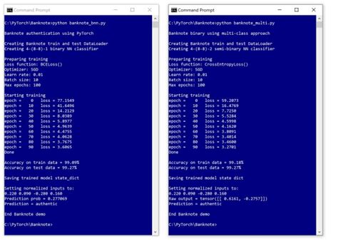 Pytorch Binary Classification Using The Multi Class Approach James D