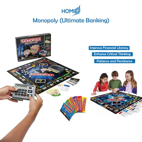 Monopoly Game Box Ultimate Banking Electronic Monopoly Board Game