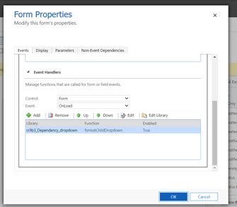 Dependency Dropdown Using Custom Script In Microsoft Dynamics CRM Online