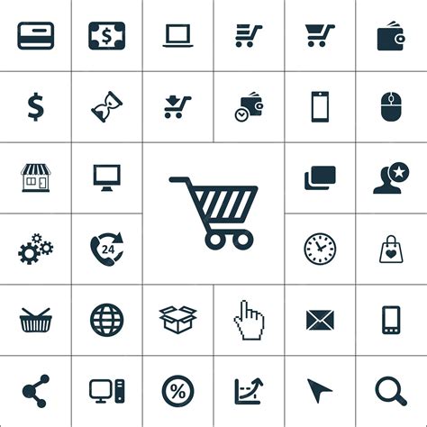 Premium Vector Ecommerce Icons Universal Set