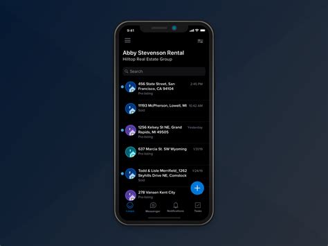Dotloop Loop List Dark Mode By Mike Payne On Dribbble