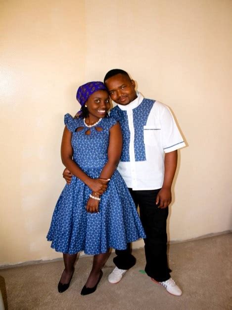 Leteisi German Print Fabric Botswana Attire