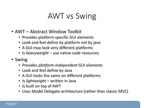 overview of java guis … ppt download