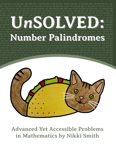 unsolved number palindromes advanced yet accessible problems in