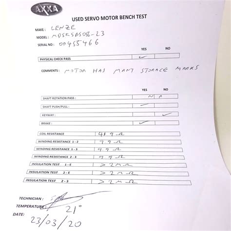 Servo Motor Mdsksbs056 23 Lenze Used Test Certificate Supplied