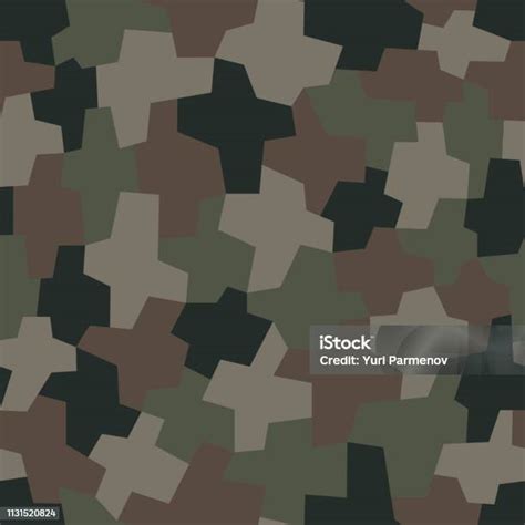 완벽 한 위장 패턴입니다 카 키 텍스처 벡터 일러스트 레이 션입니다 위장 인쇄 배경입니다 추상 군사 스타일 배경 곡선에 대한 스톡 벡터 아트 및 기타 이미지 Istock