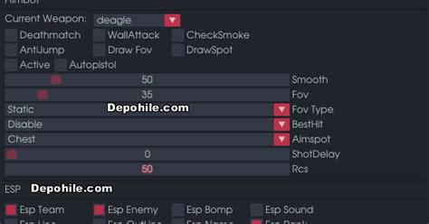 CSGO ImaoCheat Menu Silaha Özel Aimbot ESP Menu 19 20 Kasım 2017 Hile