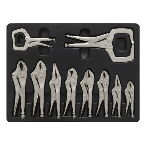 Sealey Locking Pliers Set 10pc Workplace Stuff Uk