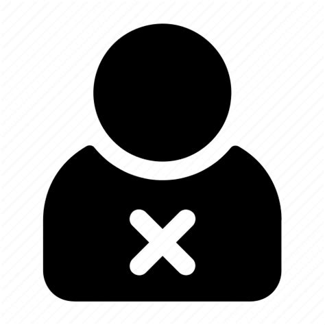 Cancel Delete Profile Remove User Icon