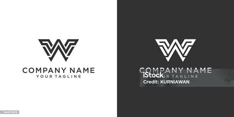 첫 글자 W 로고 디자인 벡터 템플릿 알파벳 W에 대한 스톡 벡터 아트 및 기타 이미지 알파벳 W 로고 0명 Istock