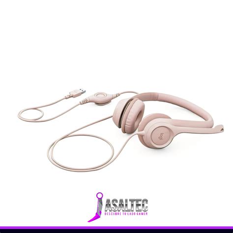 Audifonos On Ear Logitech H Usb Pink Jasaltec