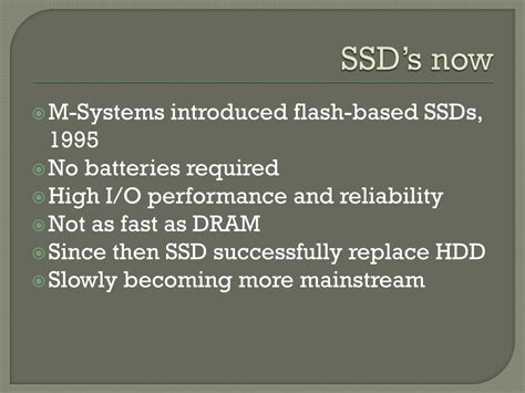 Ppt A History Of Ssd Powerpoint Presentation Free Download Id 6499937