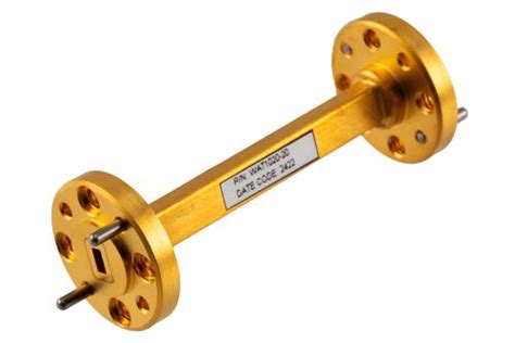 Wr 12 Waveguide Fixed Attenuator 20 Db From 60 Ghz To 90 Ghz Ug 387 U Round Cover Flange