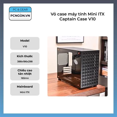 Vỏ Case Máy Tính Mini Itx Captain Case V10 Pcngon Vỏ Case Máy Tính Mini Itx Captain Case V10 Pcngon