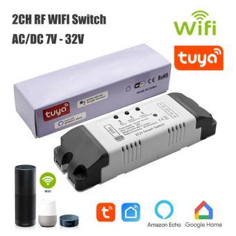 OEM Manufacturer 2CH WiFi Smart Switch AC DC 7V 32V Support 433MHz Remote Control S4A Access