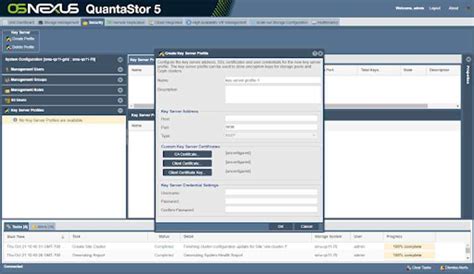 OSNexus QuantaStor V Software With KMIP Integration And Support For SED Media