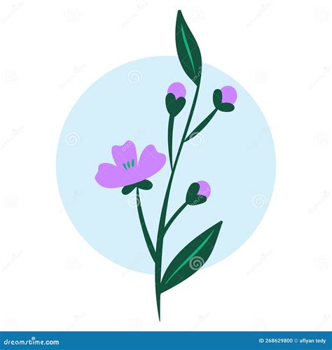 Aesthetic Flower Cluster Drawing Hand Drawing Minimalist Flower