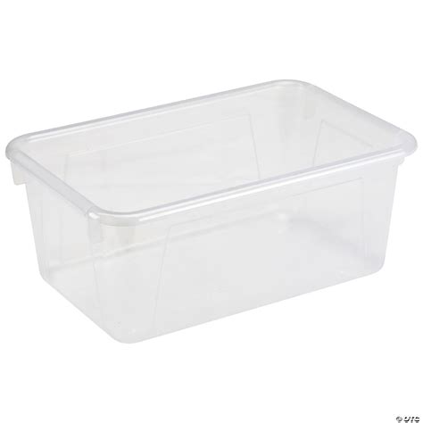Storex Small Cubby Bin Translucent 5 Pack Oriental Trading