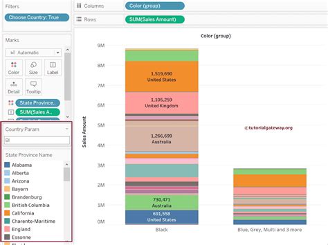 Tableau String Parameter