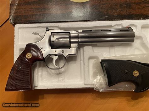 1985 Brushed Stainless Colt Python 6 Inch