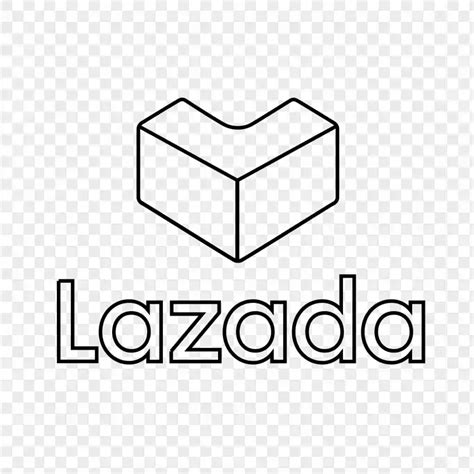 Lazada Text Black Outline Logo Png Toppng