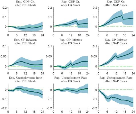 Linear Irfs The Figure Plots Irfs Of Our Dependent Variables After A