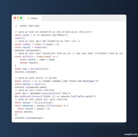 Rohama Majeed On Linkedin Intro To Arrow Functions
