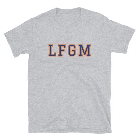 Lfgm Lets Fucking Go Mets Short Sleeve Unisex T Shirt Etsy
