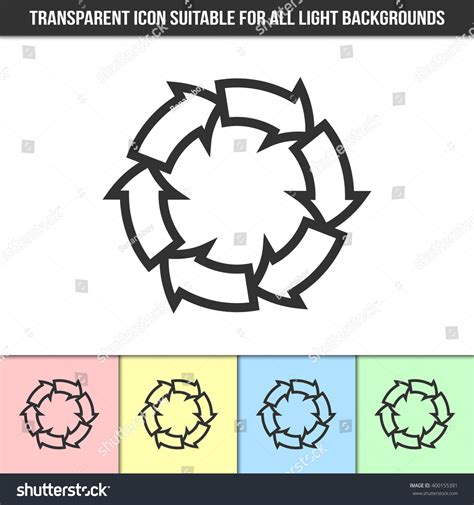 Simple Outline Transparent Abstract Icon On Stock Vector Royalty Free Shutterstock
