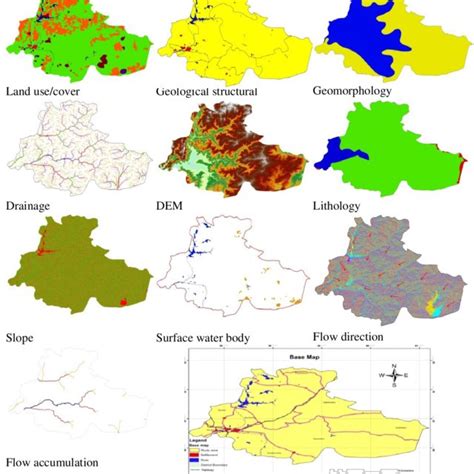 Thematic Layers Which Used For Groundwater Potential Zone Mapping Download Scientific Diagram