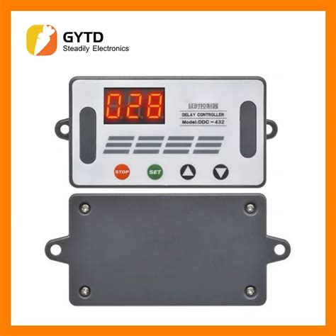 Dc V V Dual Mos Time Delay Relay High Level Trigger Led Digital Display Cycle Time Png
