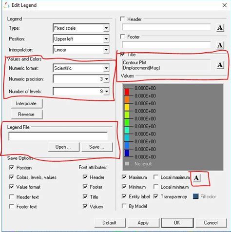 Tcl Script For Legend Font Size And Note Editing Altair Community