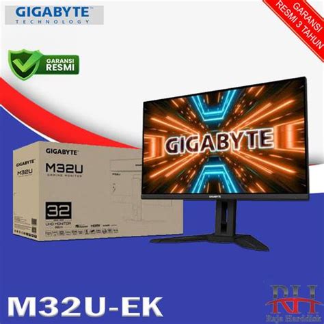 Promo Gigabyte M U EK Inch UHD K SS IPS Hz Ms KVM Gaming Monitor Cicil X